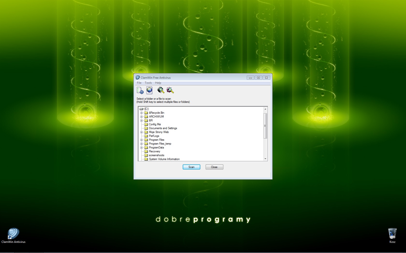 ClamWin Free Antivirus 0.103.2 dobreprogramy