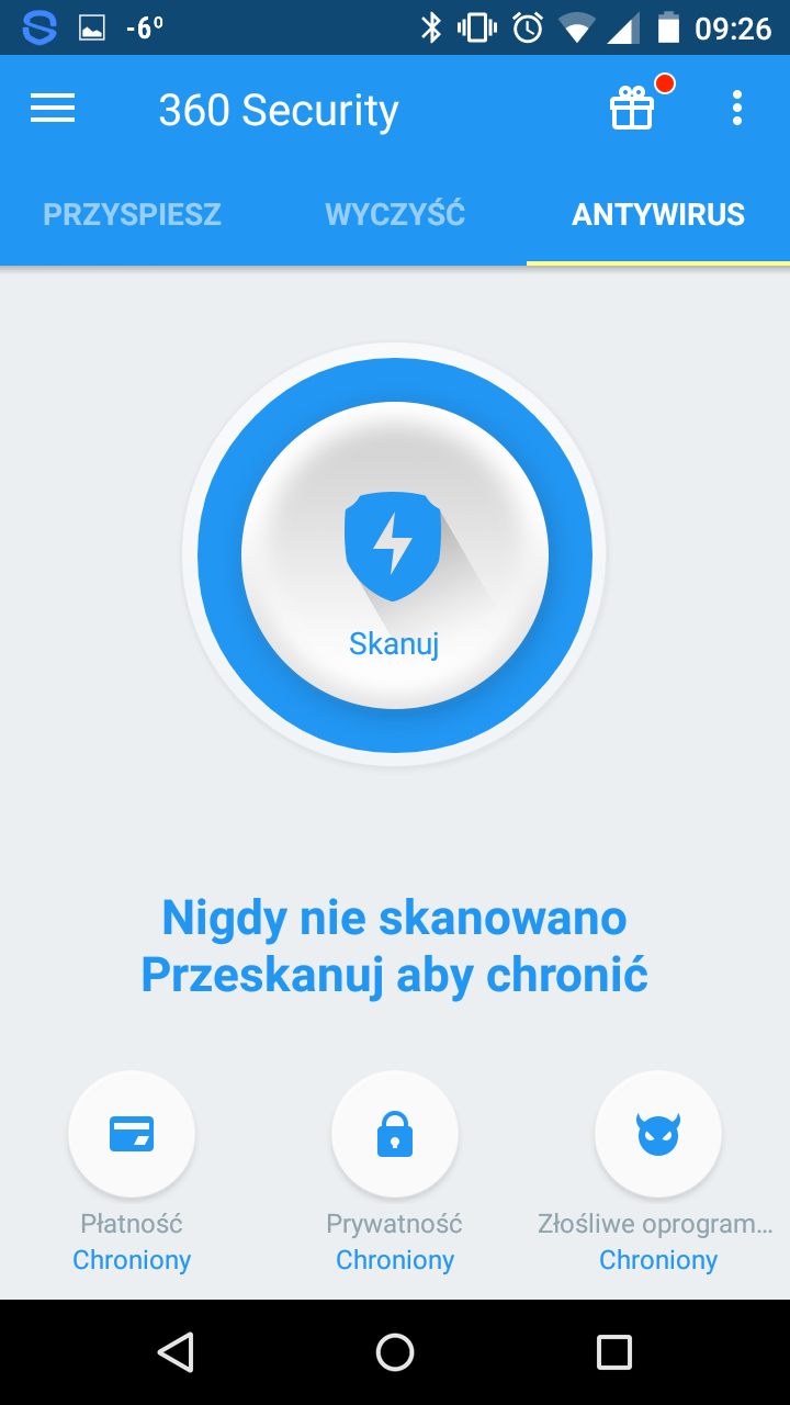 360 Security Antivirus Free 5.6.9.4834 Android dobreprogramy